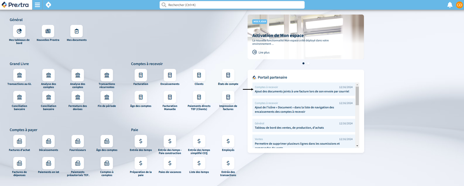 Portail partenaire - Prextra